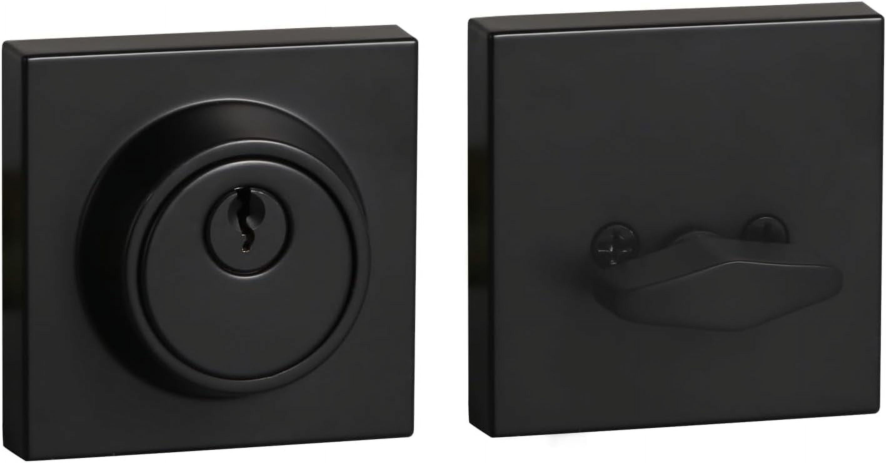 THESG-Contemporary Square Single Cylinder Deadbolt Lock for Front Door ...