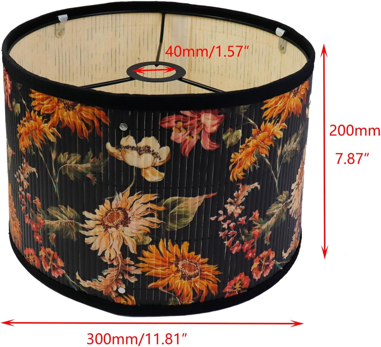 THESG-Decorative Lamp Shades Round Lamp Shade Unique Lamp Shade for ...
