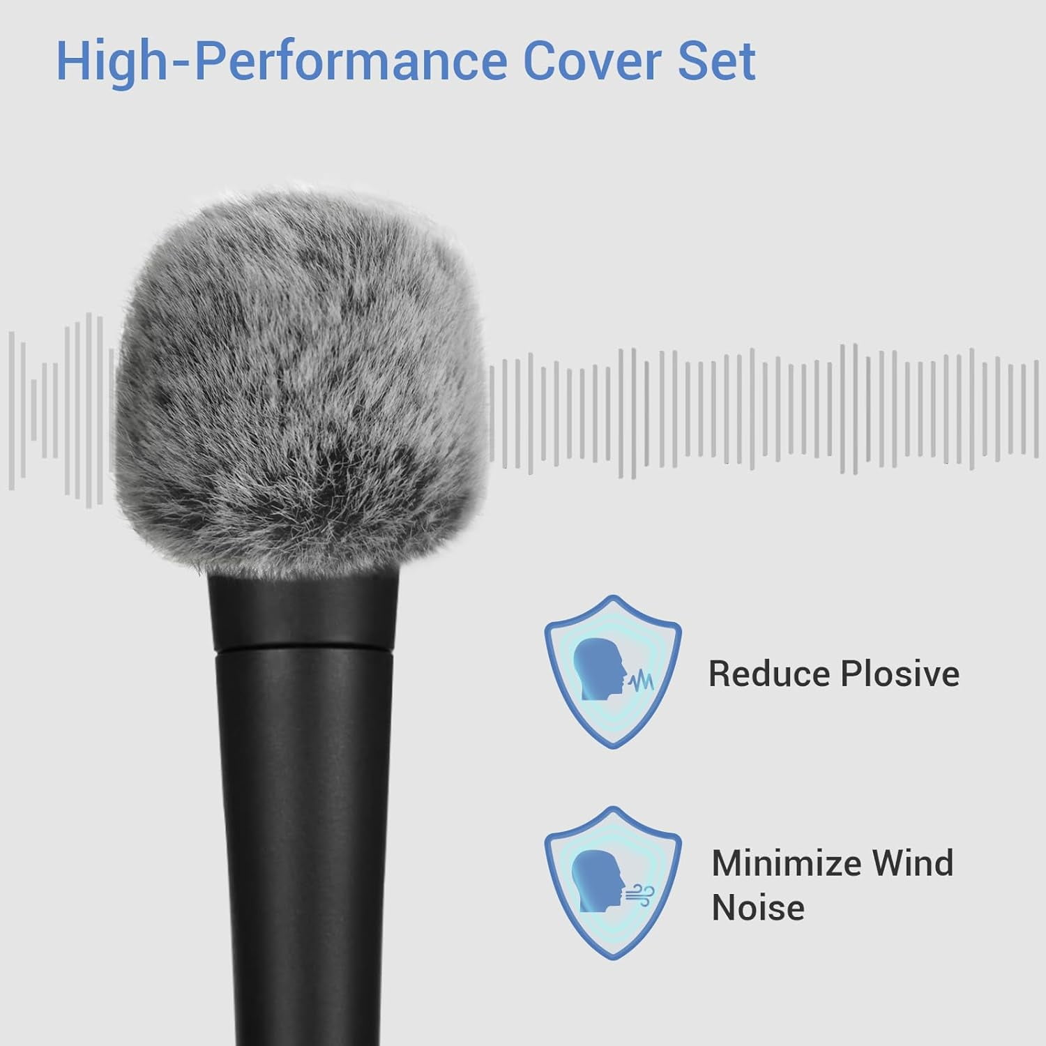THESG-Furry Windscreen Compatible with Shure SM58 Microphone, MIC Wind ...