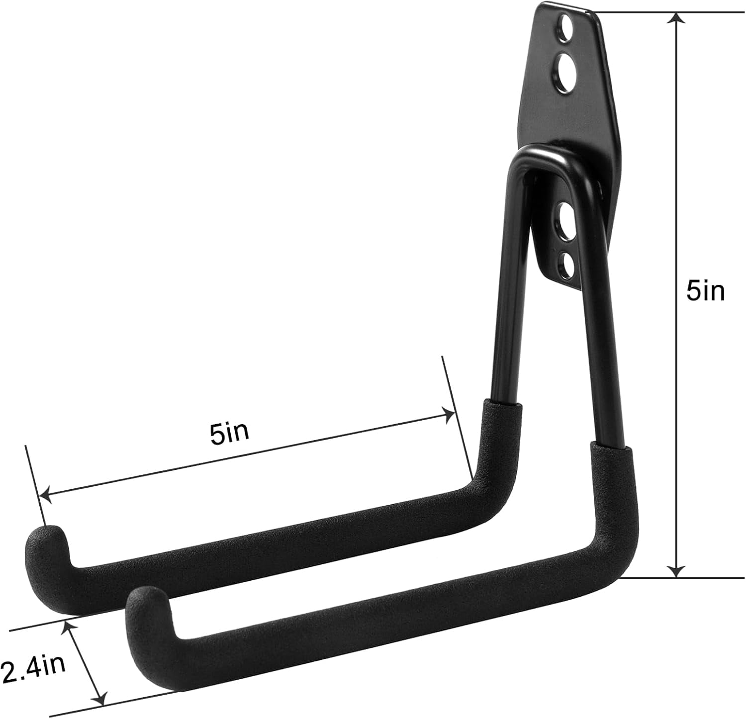 THESG-Garage Storage Utility Hooks, Garden Hose Hanger, Steel Wall ...