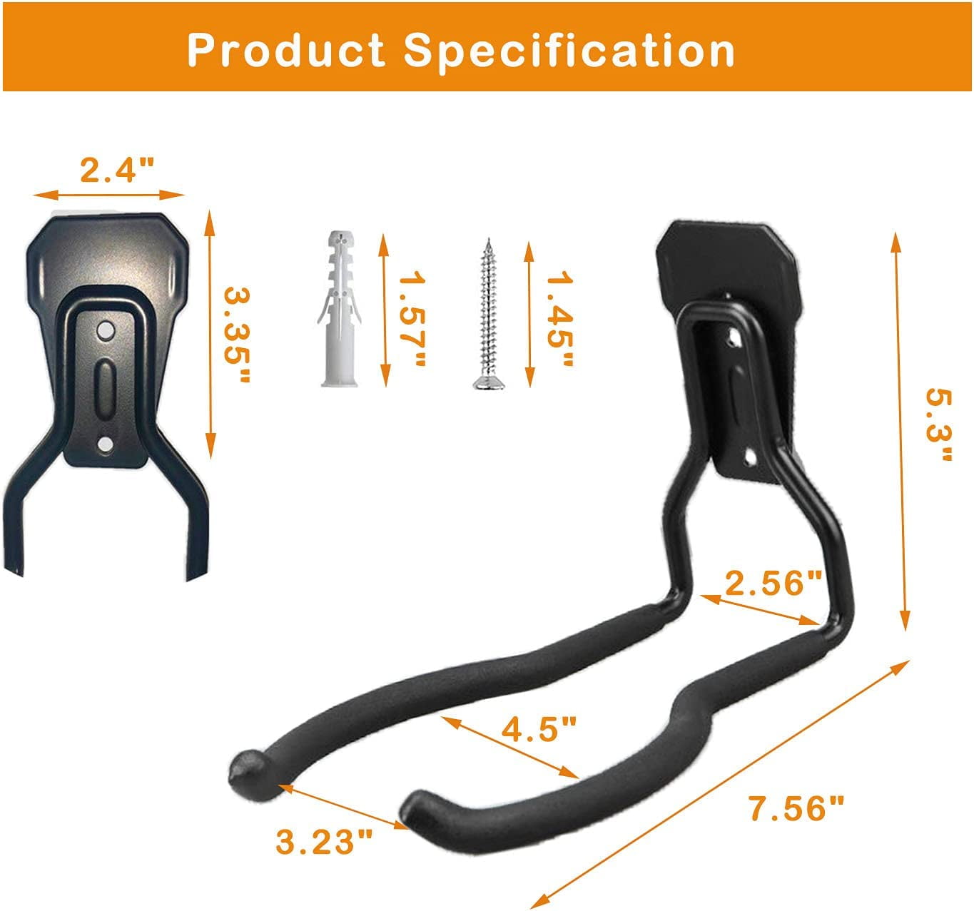 THESG-Garden Power Tool Hanger - Garage Wall Hooks, Weedeater & String ...