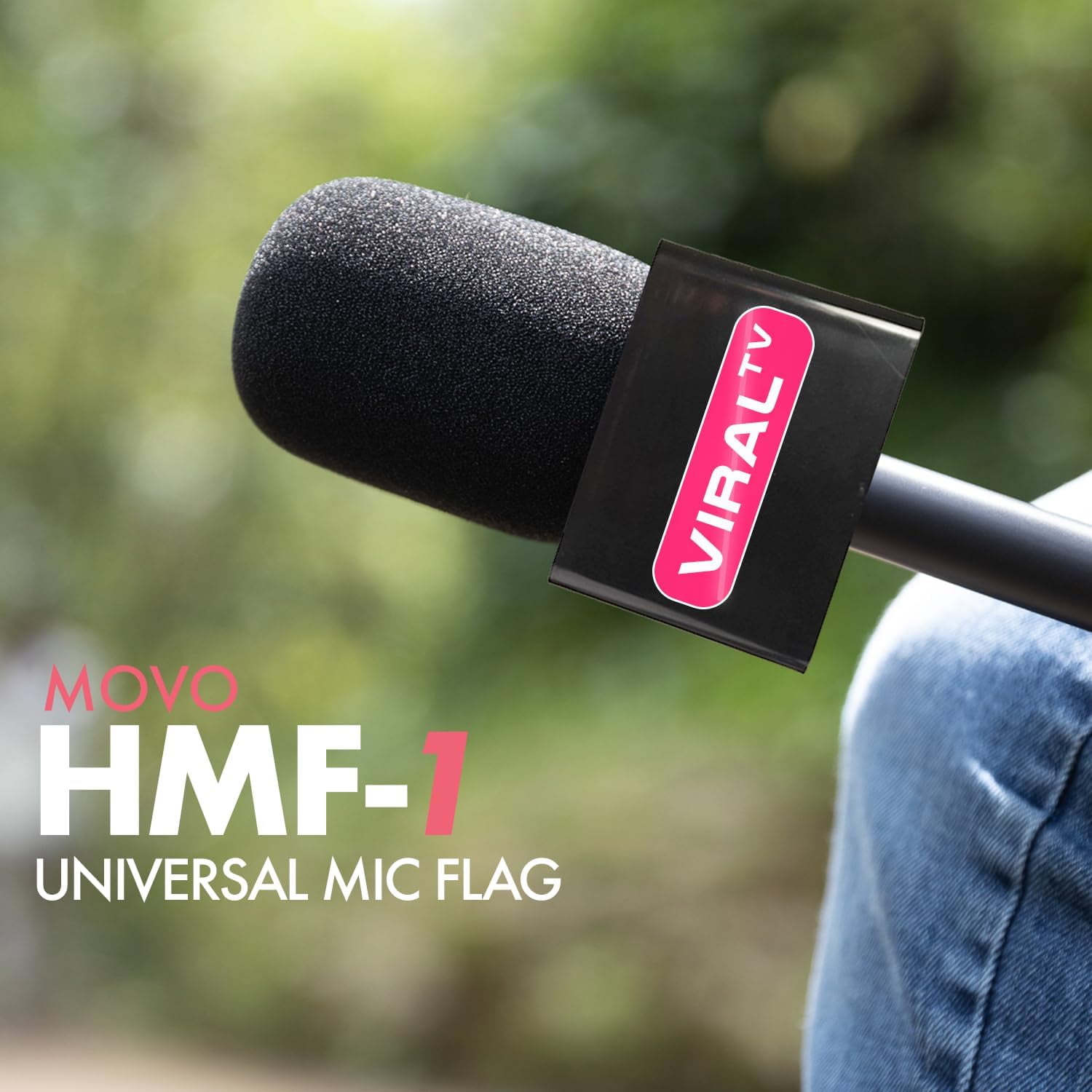 THESG-HMF-1 ABS Mic Flag - Add Your Logo - Compatible with Rode ...