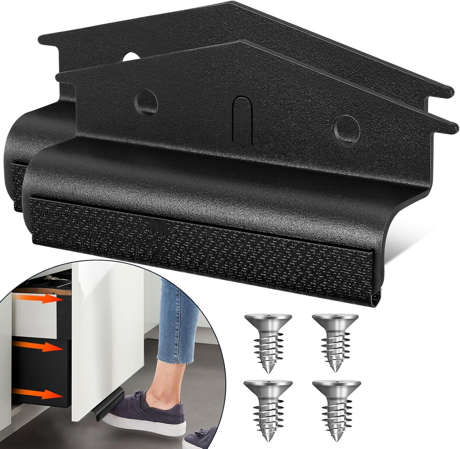 THESG-Hand-Free Cabinet Foot Pull Handle for Kitchen Garbage Trash ...