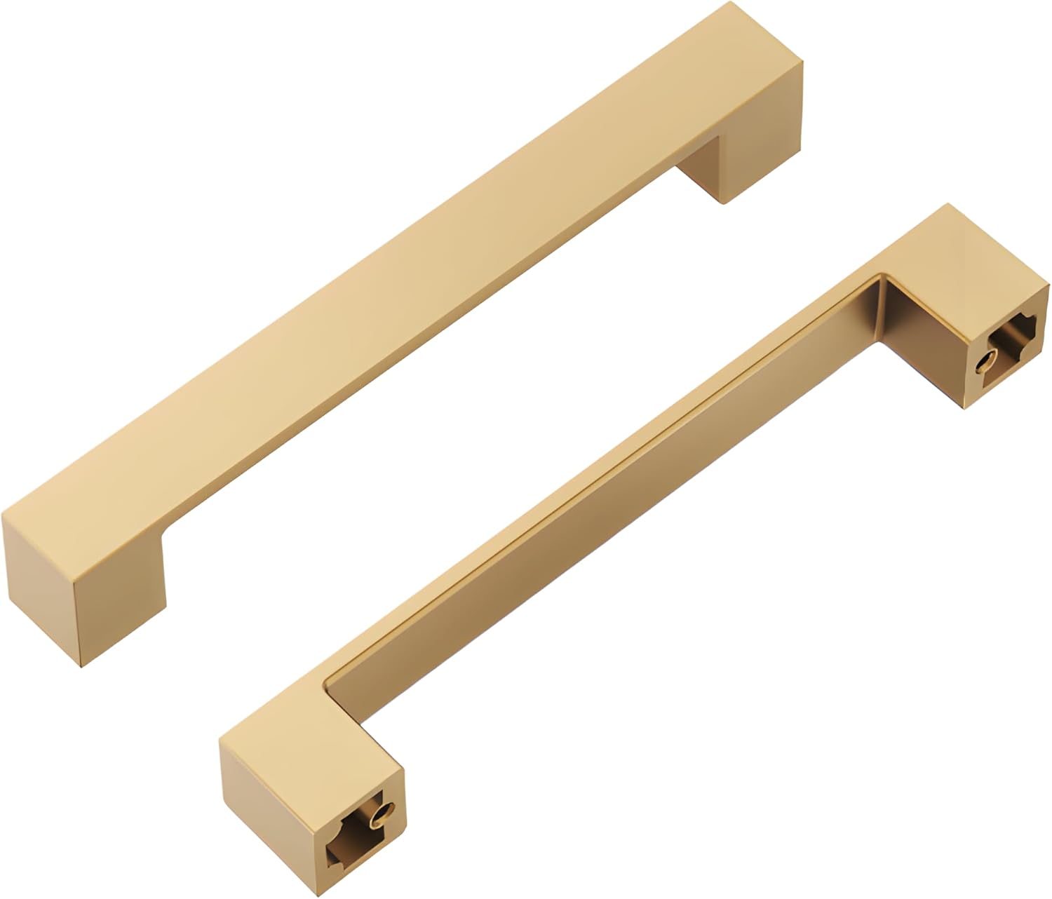 THESG-Heritage 10 Pack Square Cabinet Pulls, Low Profile Handles for ...