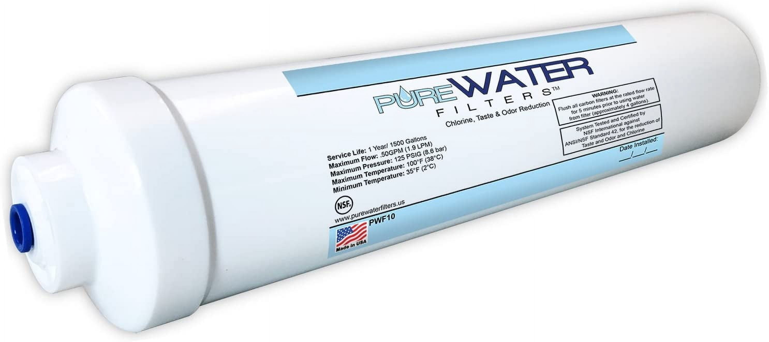 THESG-Inline Water Filter For Refrigerators, Ice Makers, Coffee Makers ...