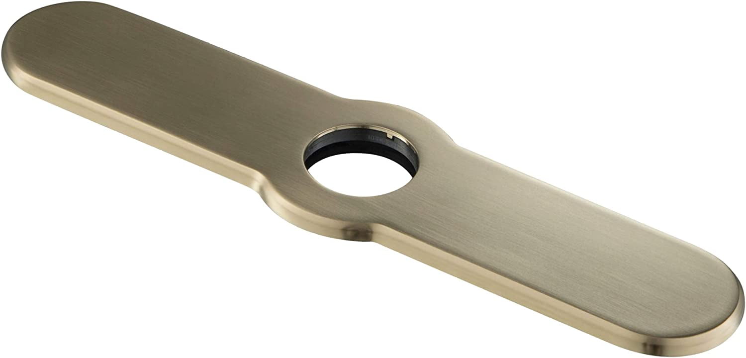 THESG-KRAUS Deck Plate for Kitchen Faucet in Brushed Gold, DP03BG ...