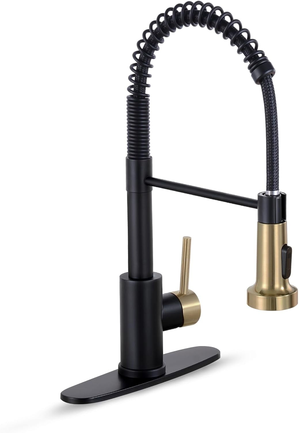 THESG-Kitchen Faucet with Pull Down Sprayer, Commercial Single Handle ...