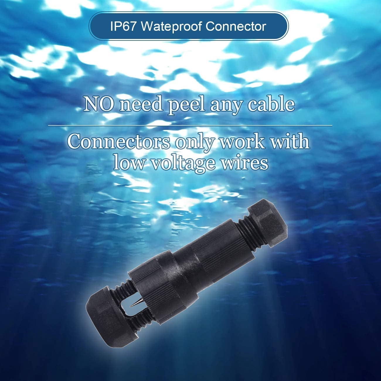 THESG-Low Voltage Landscape Lighting Connectors Waterproof,Wire Outdoor ...