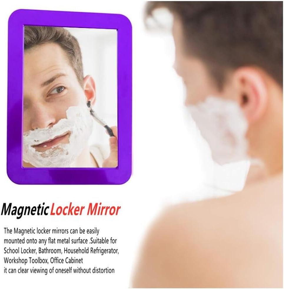 THESG-Magnetic Locker Mirror,Small Mirror for Locker - 5" x 7" Iocker ...