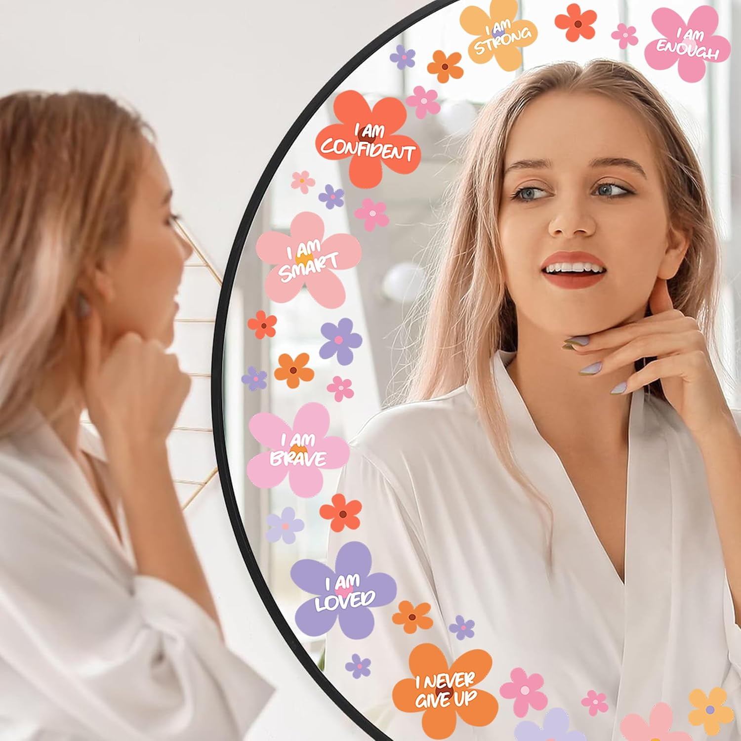 THESG-Mirror Affirmations Stickers Vinyl Inspirational Mirror Decals ...