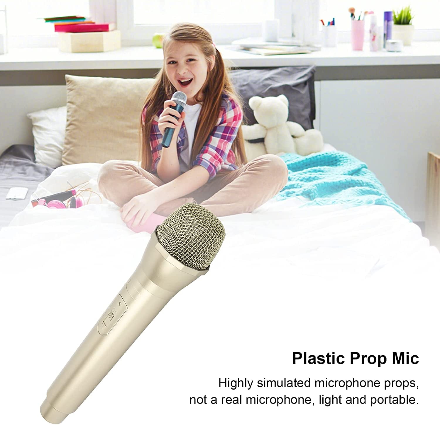 THESG-Prop Microphone for Singing, Prop Mic Fake Microphone for Singing ...