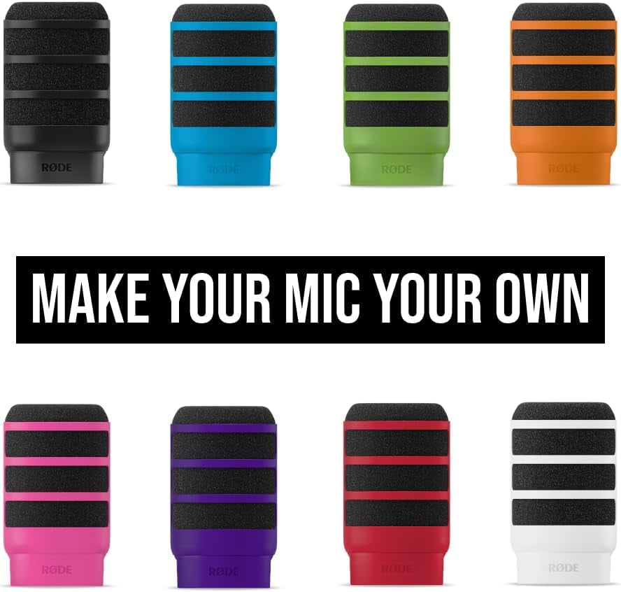 THESG-RØDE WS14 Premium Pop Filter for PodMic and PodMic USB (White ...