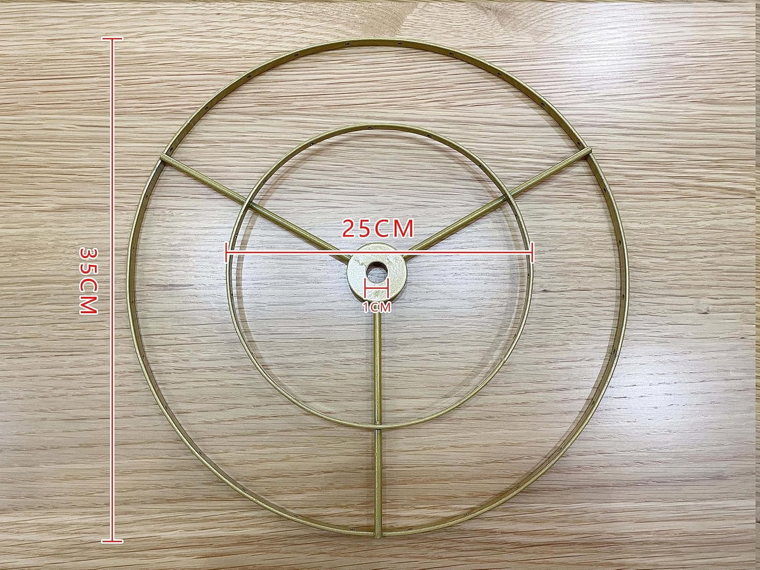 THESG-RISEON Lamp shade Frame with hanging holes, DIY Lamp shade Wire ...