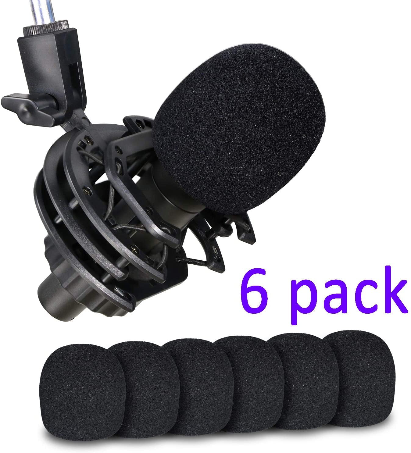 THESG-SM58 Pop Filter Compatible with Shure SM58 Microphone, SM58S SM58 ...