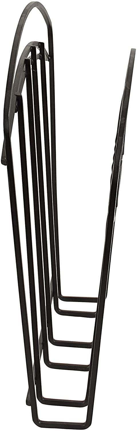 THESG-Scroll Wall Mount Magazine Rack, Wall-Mounted Newspaper & Catalog ...