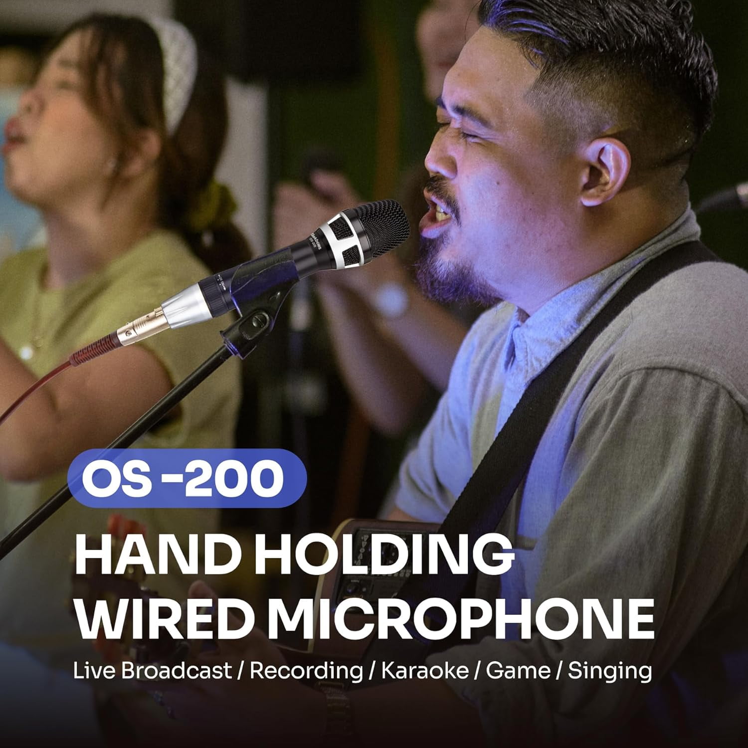 THESG-Singing Machine Wired Microphone for Karaoke, Dynamic Vocal ...