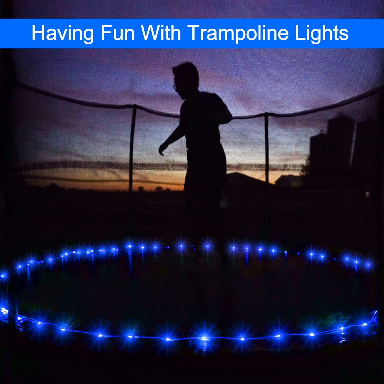 THESG-Solar Rope Lights Outdoor Waterproof, 66Ft 200 LED Solar ...