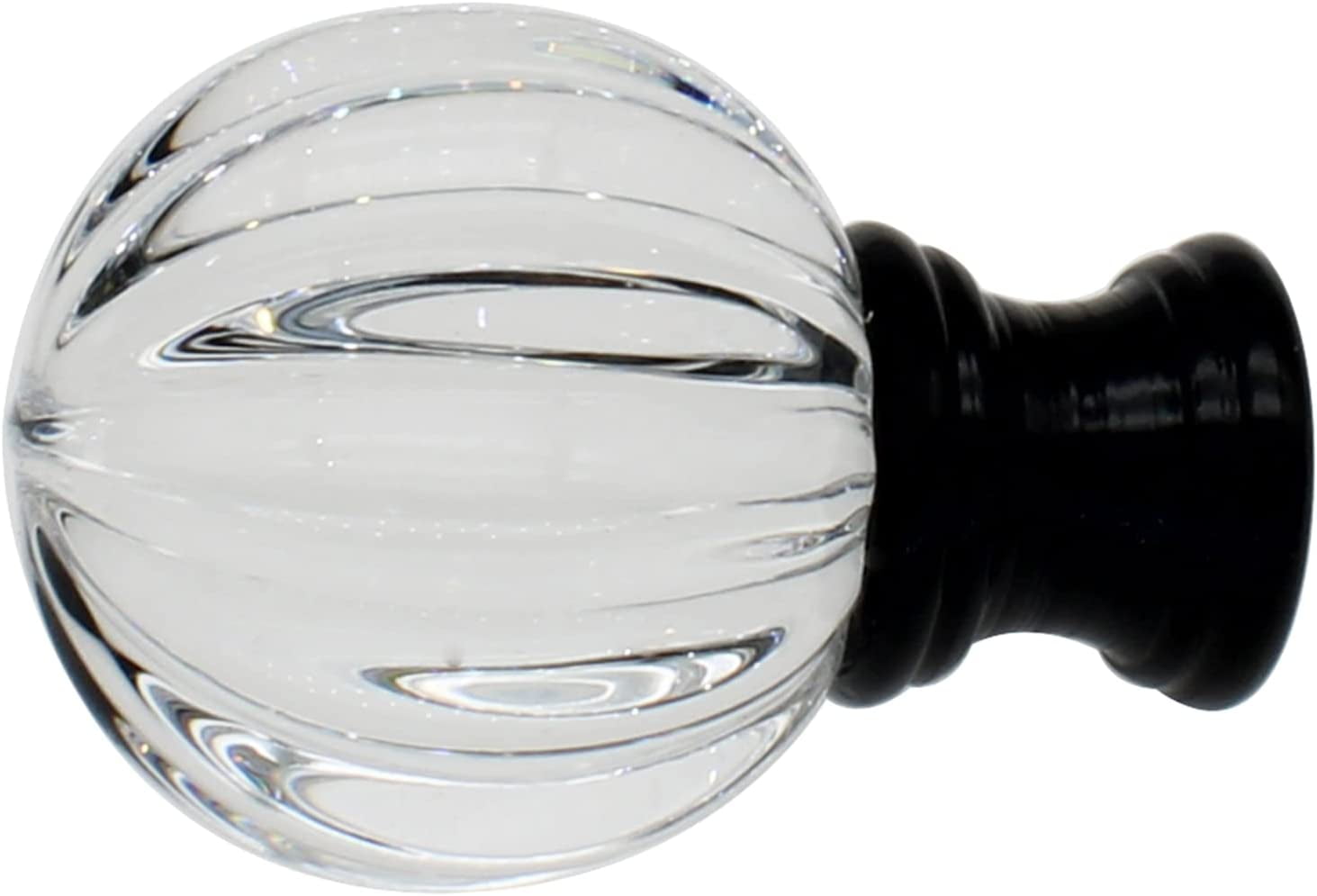 THESG-Spherical Crystal Lamp Finial Ball Lamp Finial Cap Knob Top ...