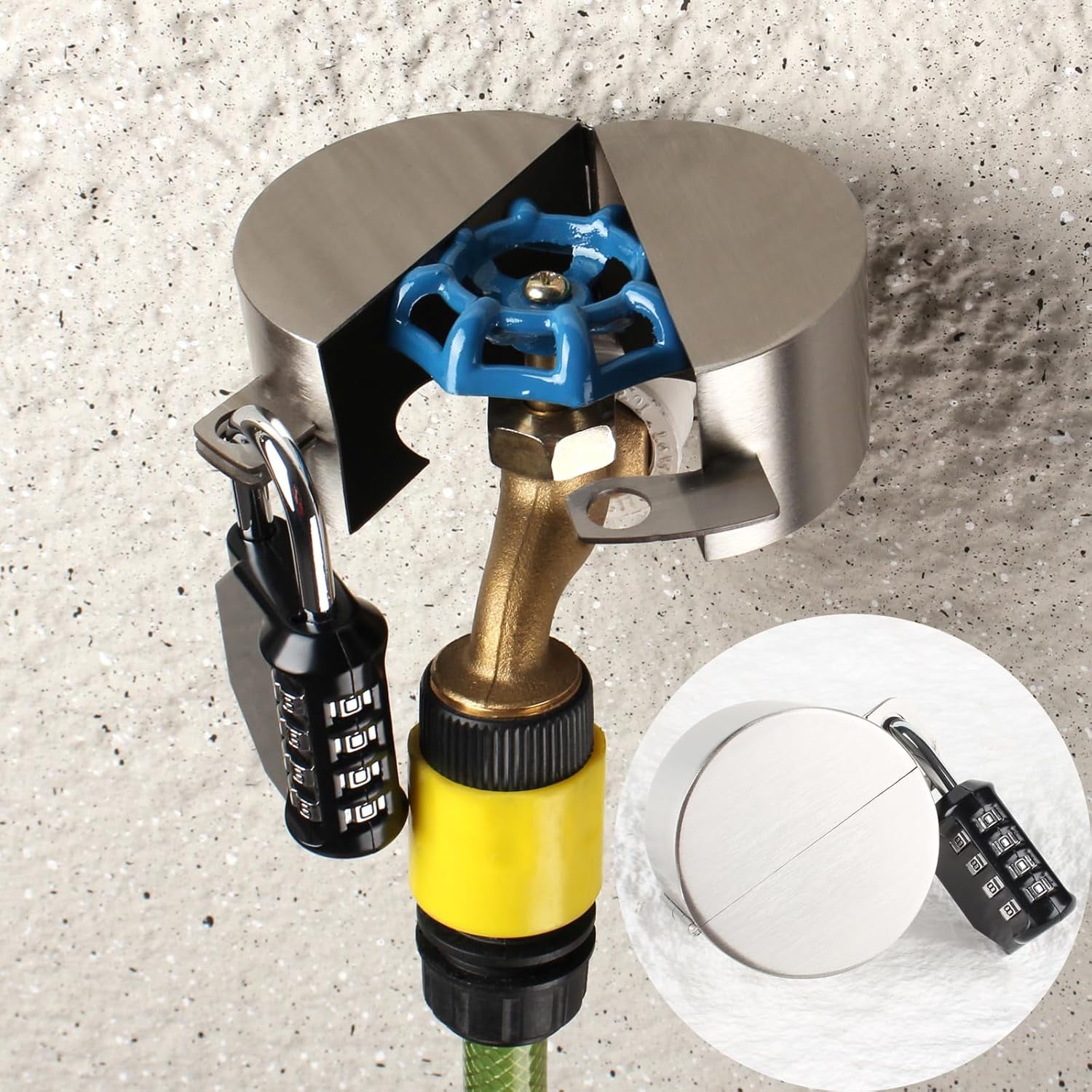 THESG-Water Spigot Lock(Password Lock) Gate Valve Lock, No Installation ...