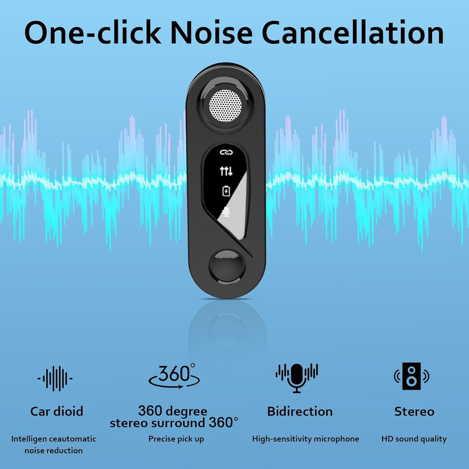 THESG-Wireless Lavalier Microphone with Charging Case: 2 Pack Mini Mic ...