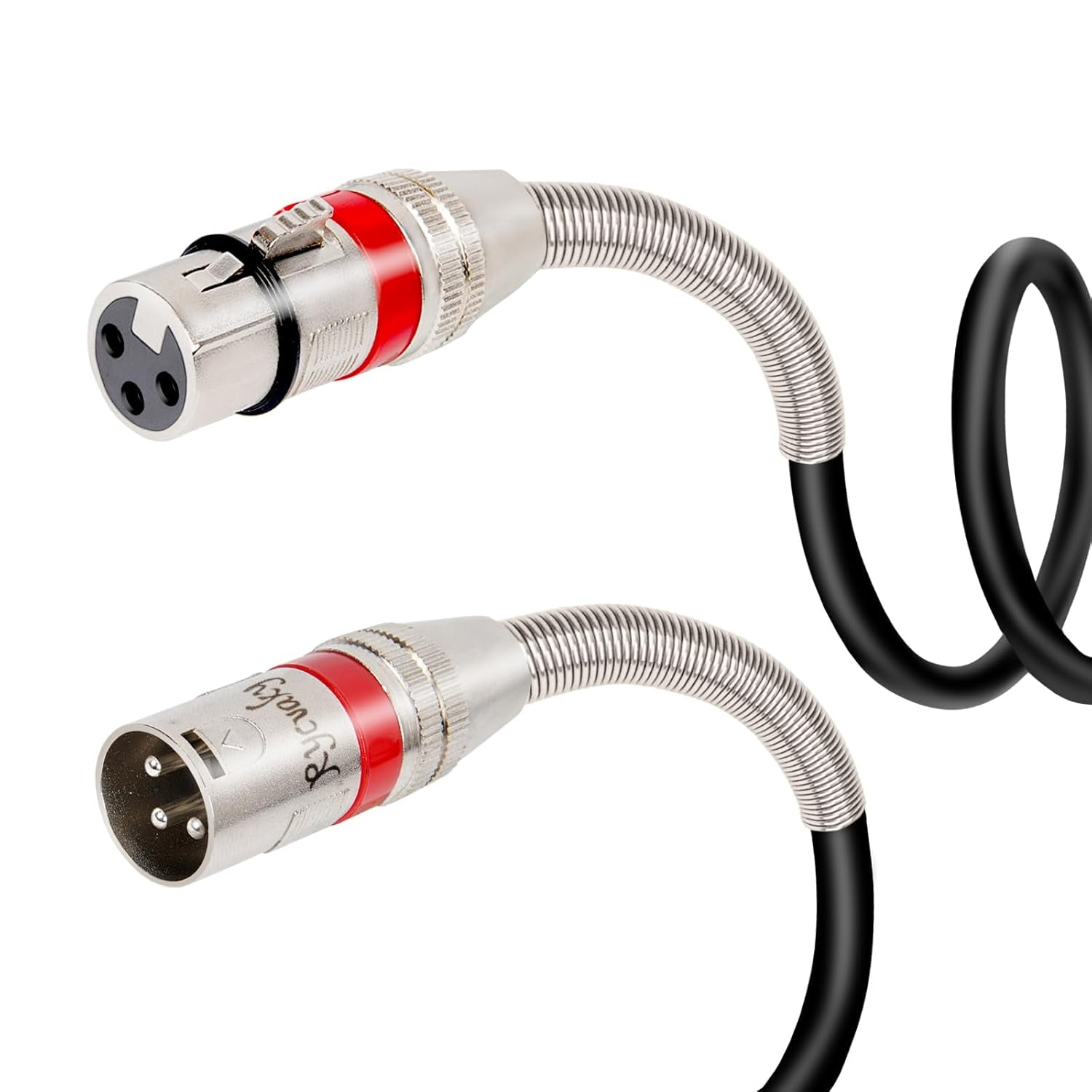 THESG-XLR Cables 20FT 2 Pack, Heavy Duty Oxygen-Free Copper 3-Pin ...