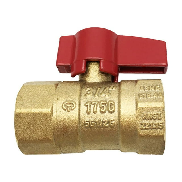THEWORKS® Brass Threaded Gas Ball Valve, 3/4" FIP x FIP - Walmart.com