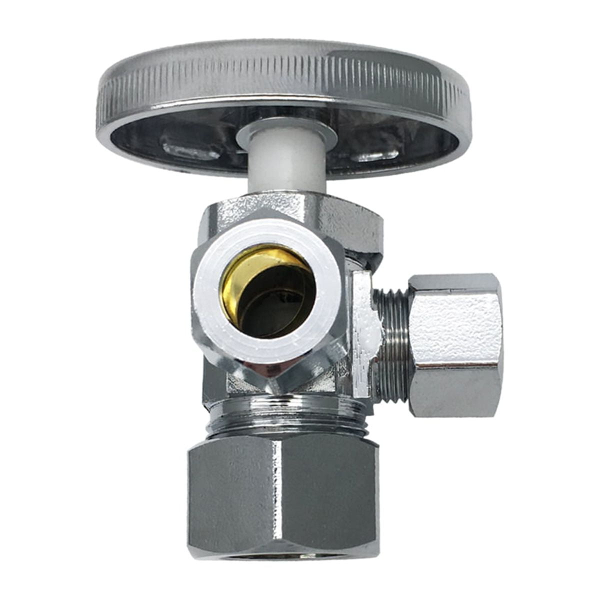 THEWORKS® Multi-Turn Dual Outlet Valve, 5/8"OD x 3/8"OD x 3/8"OD ...