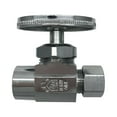THEWORKS® Multi-Turn Straight Stop Valve, 1/2" SWT Inlet x 3/8" O.D ...