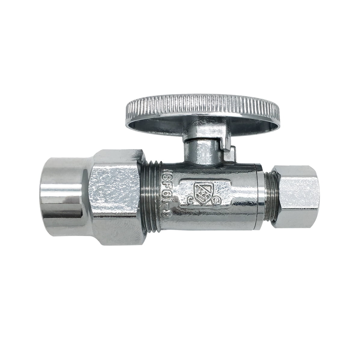 THEWORKS® Quarter-Turn Straight Stop Valve, 1/2 in. CPVC Inlet x 3/8 in ...