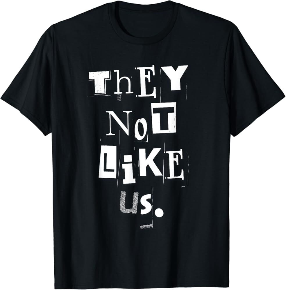 THEY NOT LIKE US T-Shirt - Walmart.com