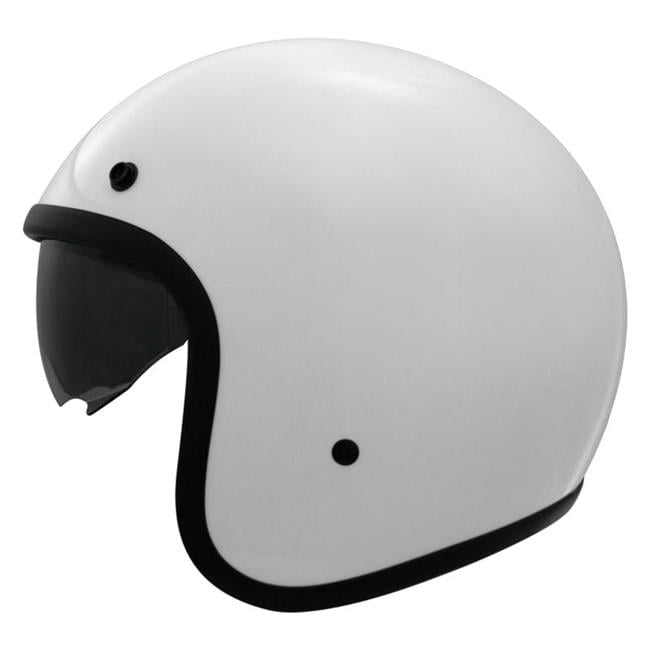 THH T-383 Open Face Motorcycle Helmet White SM - Walmart.com