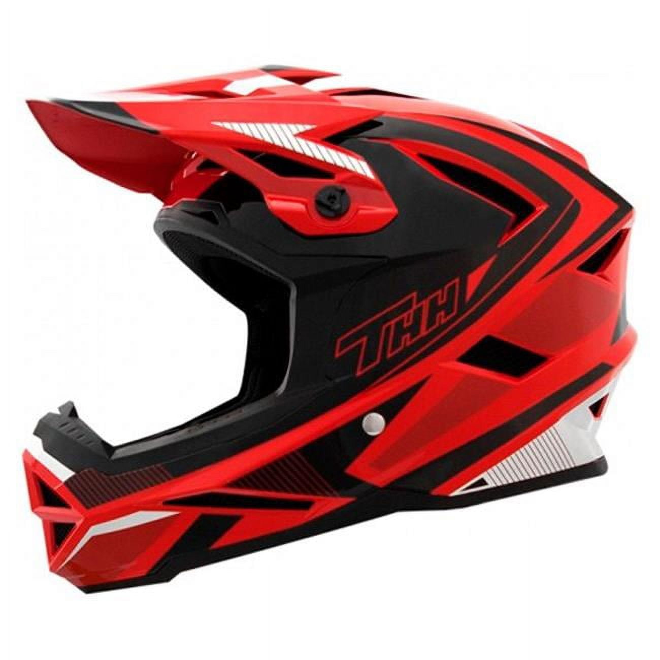 THH T-42 Acceler MX Offroad Helmet Red/White XXL - Walmart.com