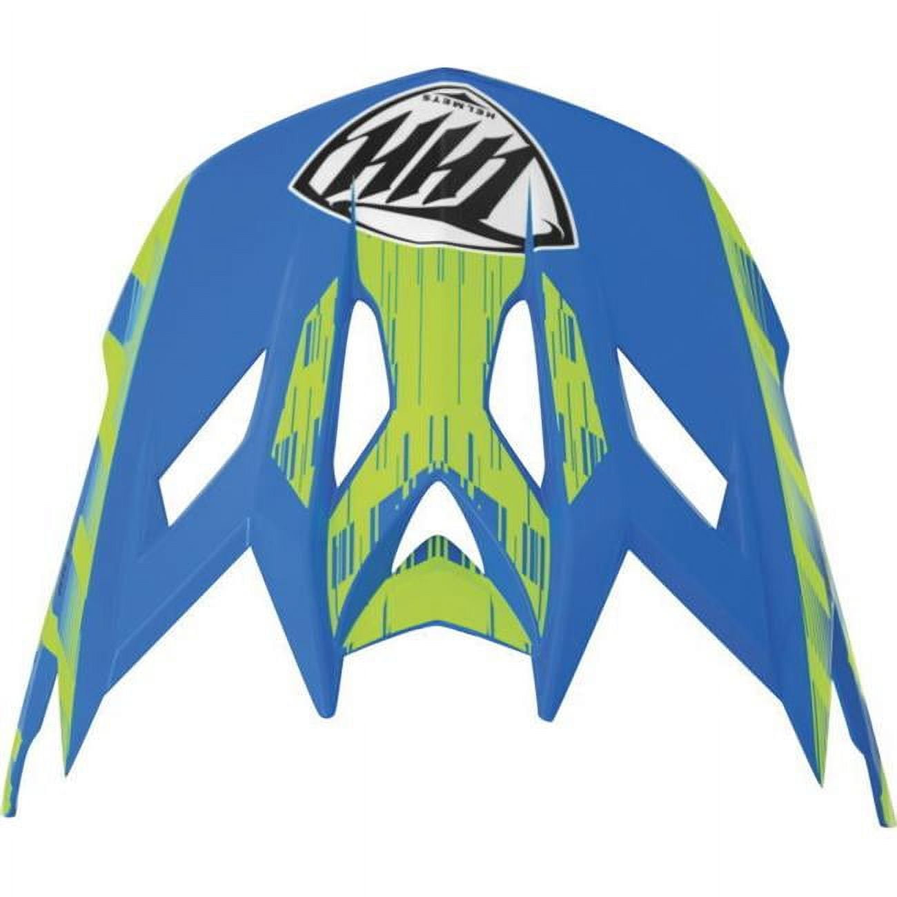 THH T-42 Extreme Helmet Replacement Visor/Peak Blue/Yellow - Walmart.com