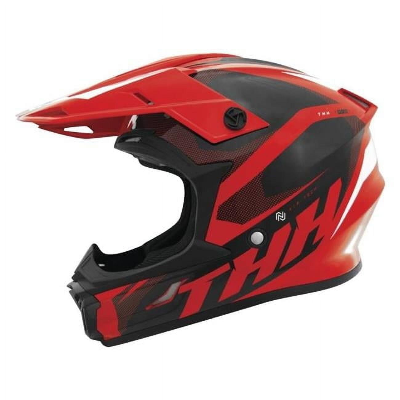 THH T710X Air Tech MX Offroad Helmet Red/Black MD - Walmart.com