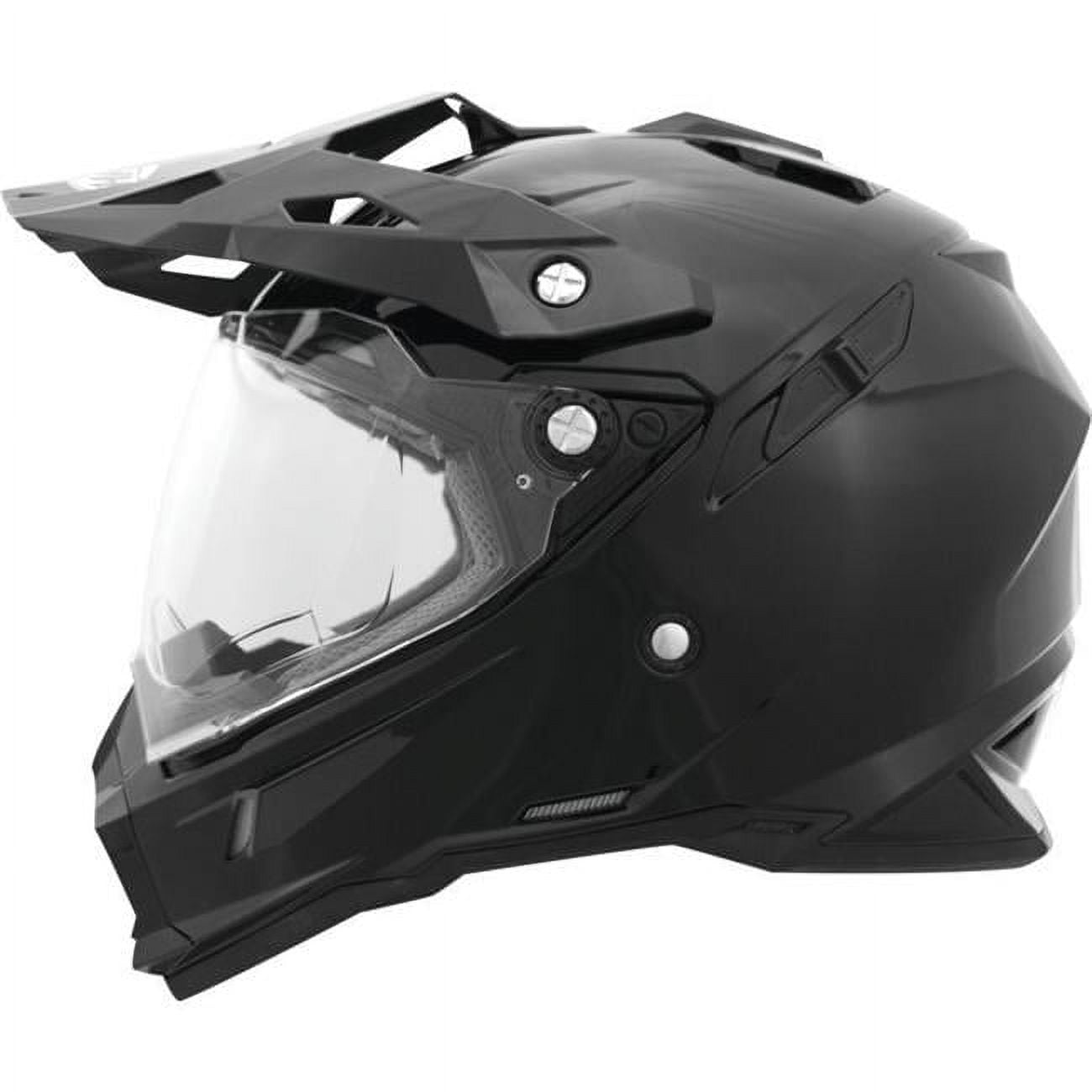 THH TX-28 Solid Dual Sport Helmet Black MD - Walmart.com