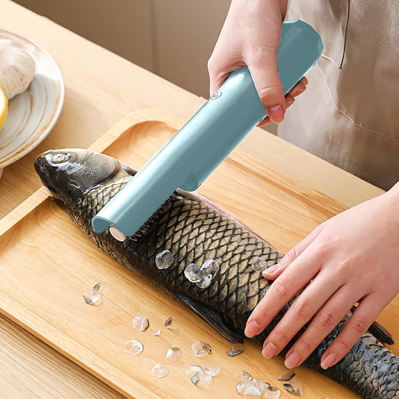 THHEIC Electric Fish Scaler, Powerful Cordless Fish Scaler Remover with ...