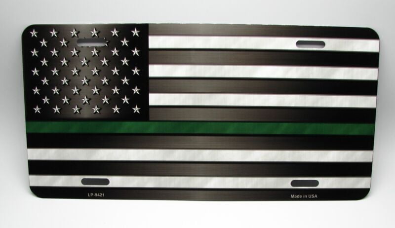 THIN GREEN LINE AMERICAN TACTICAL FEDERAL AGENTS METAL CAR NOVELTY ...