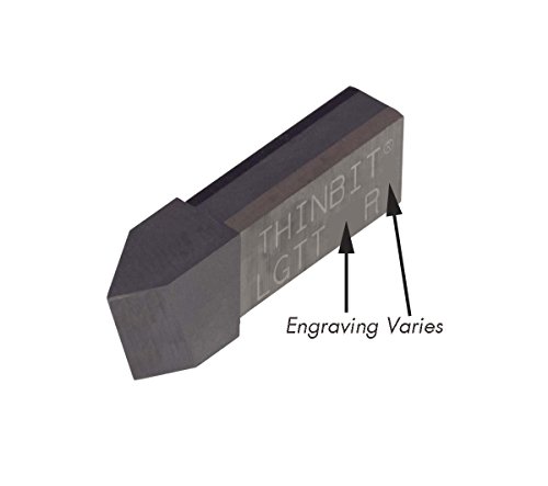 THINBIT 3 Pack LGTTD2R 'L' Series, Uncoated Carbide, Threading Insert ...