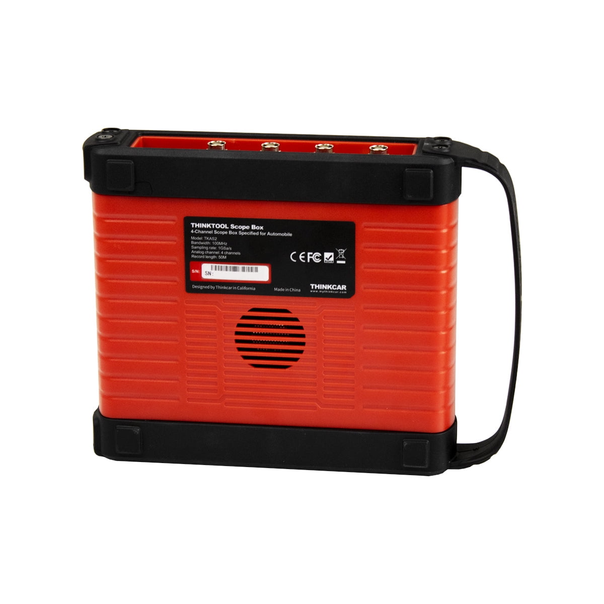 THINKCAR 4 Channel Professional Oscilloscope Scope Box 100MHz Bandwidth ...