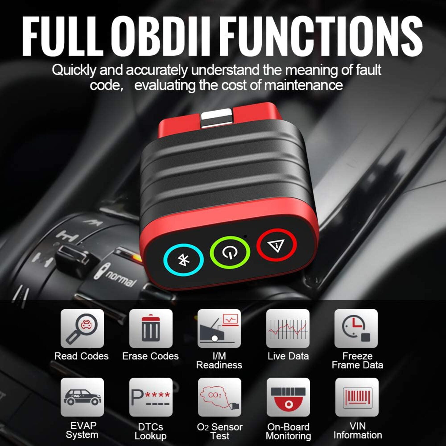 THINKCAR Bluetooth OBD2 Scanner Diagnostic Tool, OE Full-System Car Scanner for iOS & Android ...