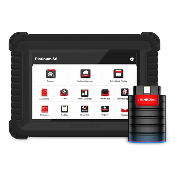THINKCAR® PLATINUM S8 - 8" Inch Professional Touch Screen OBD2 Vehicle ...