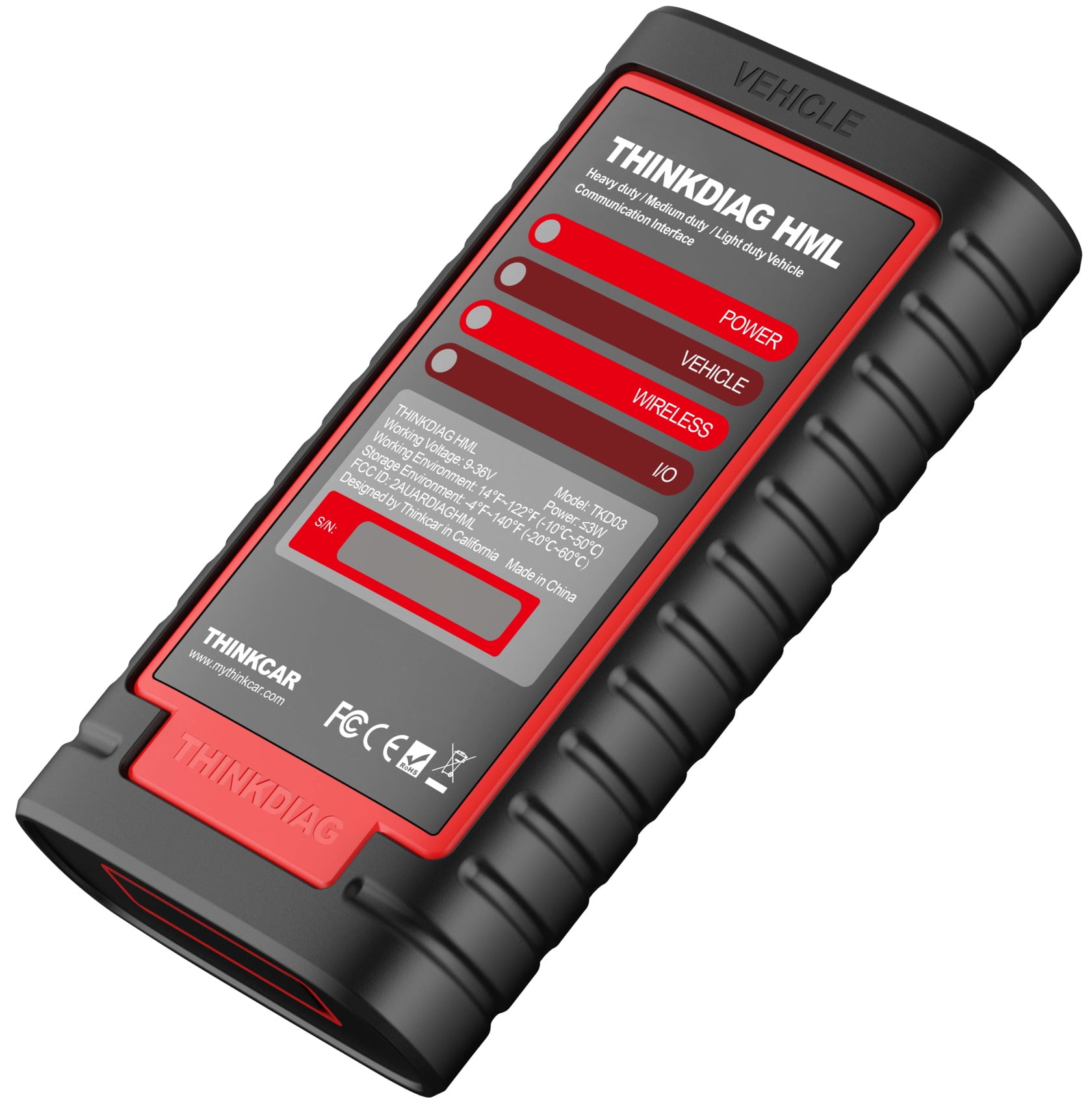 THINKCAR THINKDIAG HML - Full System OBD2 Scanner Car Code Reader Heavy ...