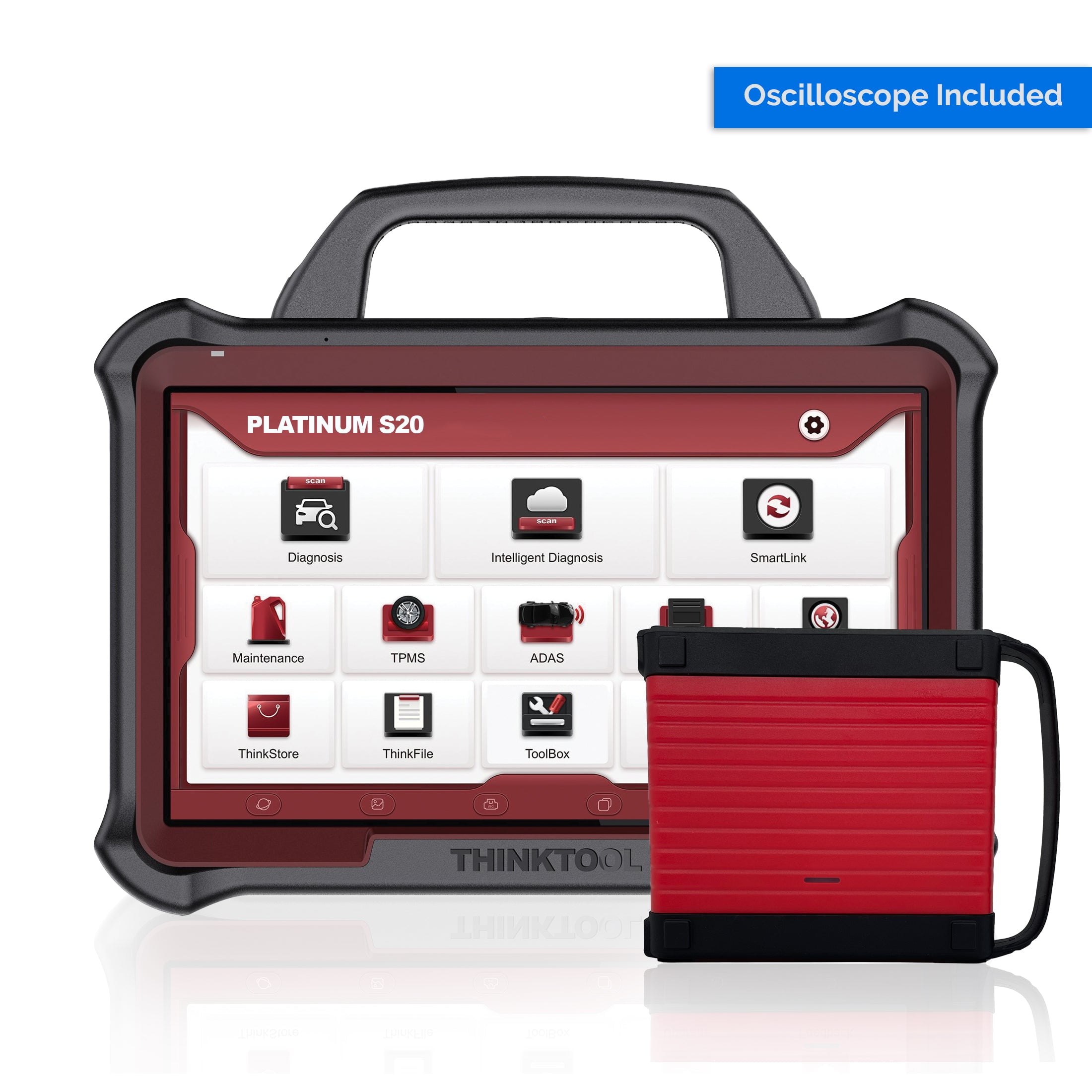 THINKCAR THINKTOOL PLATINUM S20 with Oscilloscope- 13.3" Inch HD LED Touch Screen Scan Tool ...