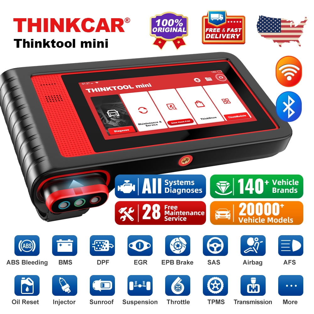 THINKCAR Thinktool Mini Bluetooth OBD2 Scanner Automotive Diagnostic ...