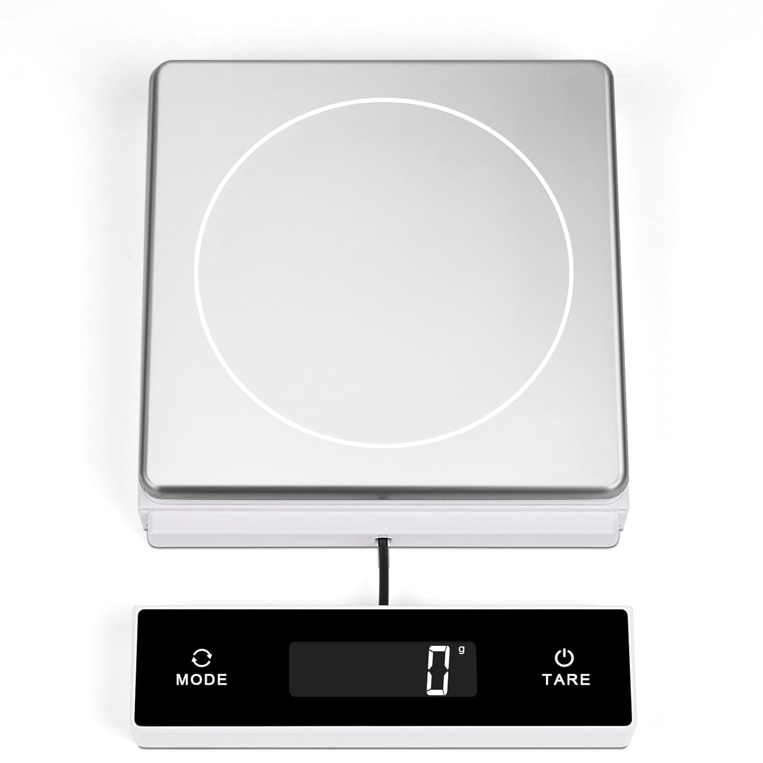 THINKSCALE Digital Kitchen Scale, 11-Pound Stainless Steel Food Scale ...