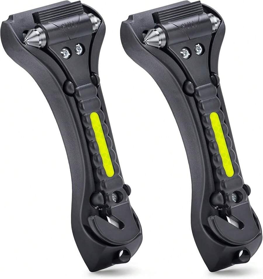 THINKWORK Car Window Breaker, Glass Breaker, Window Breaker Seatbelt ...