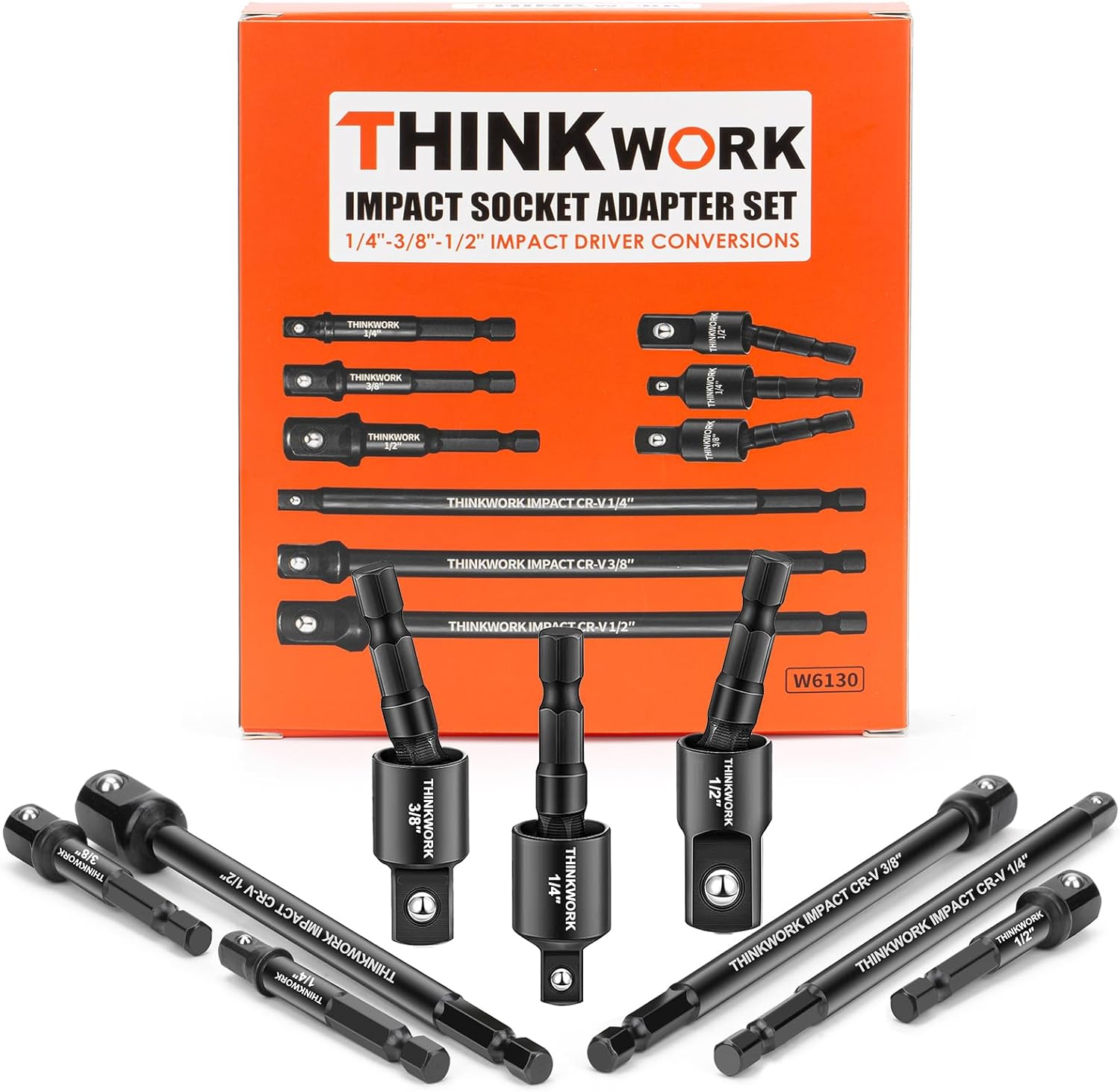 HART 3-Piece Socket Adapter Set, 1/4-inch, 3/8-inch, 1/2-inch - Walmart.com