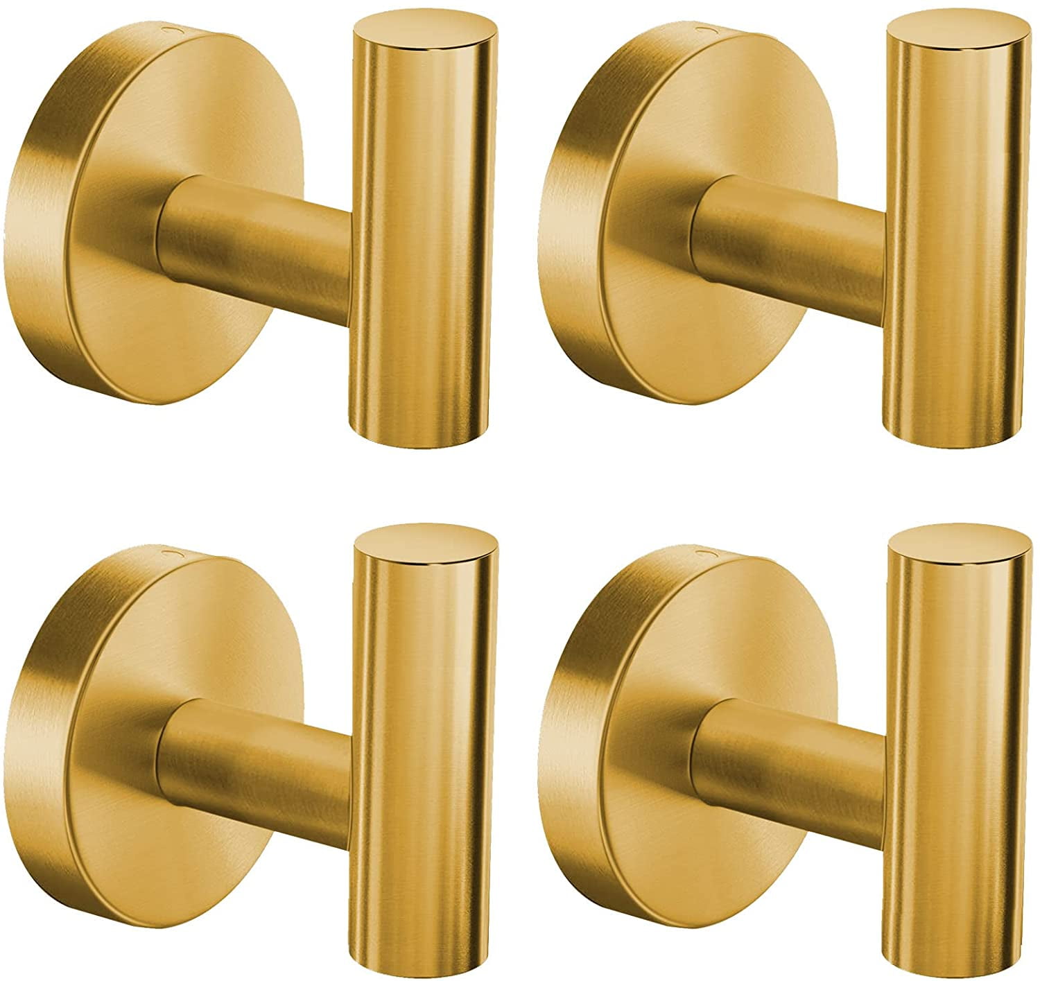 THINKYOU Wall Adhesive Hooks - Heavy Duty, Stainless Steel, Easy ...