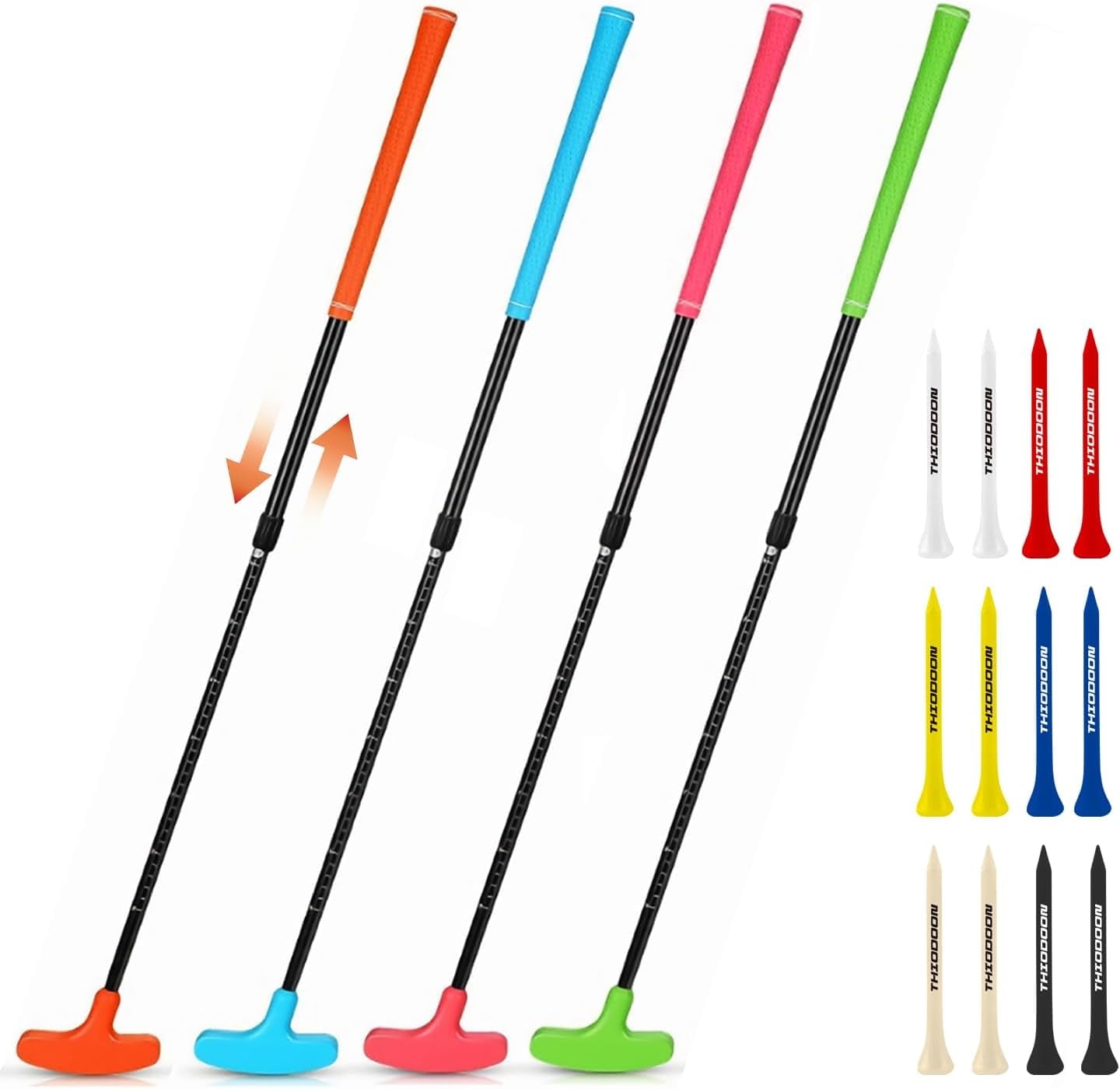 THIODOON Golf putters for Men and Women 4 Pack Two-Way Kids Putter Mini ...