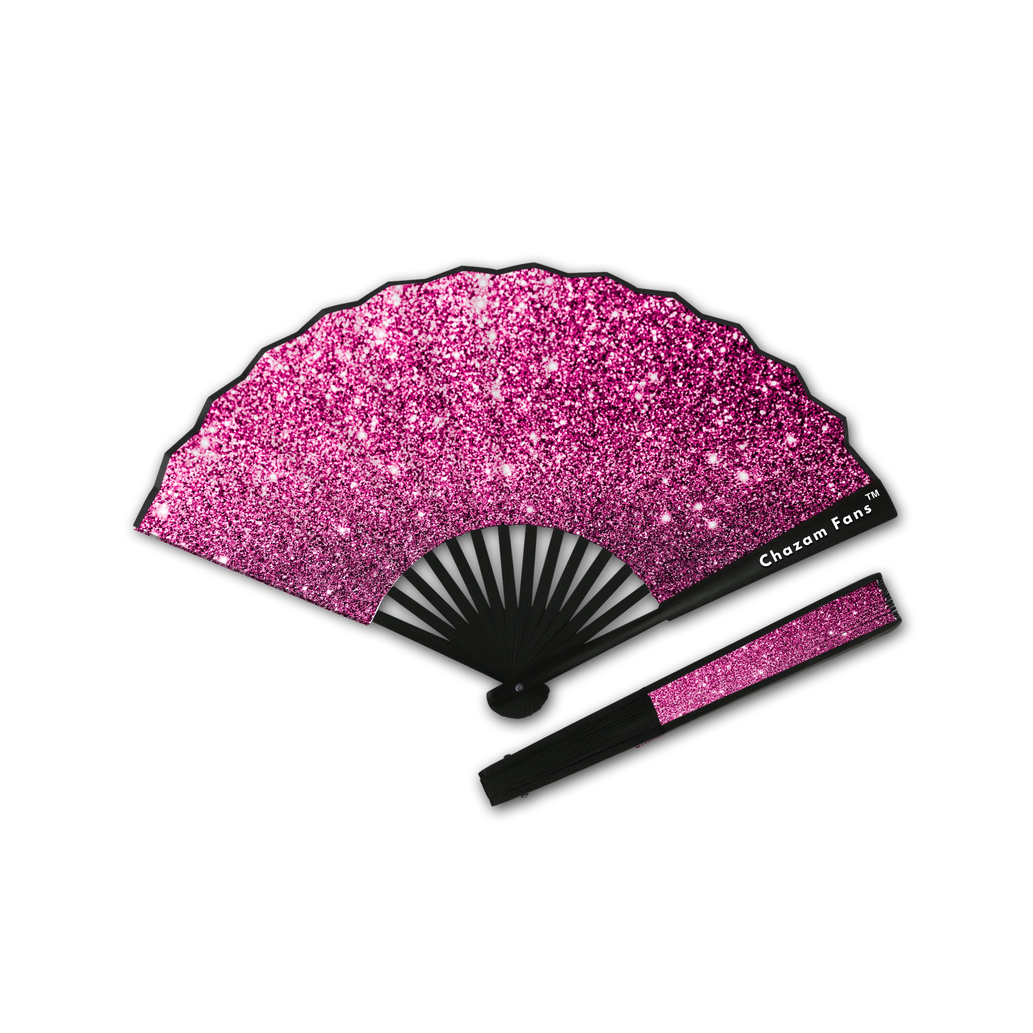 “THIQUE” Pink Sparkled Luxury Fan by Chazam Fans™ - Walmart.com